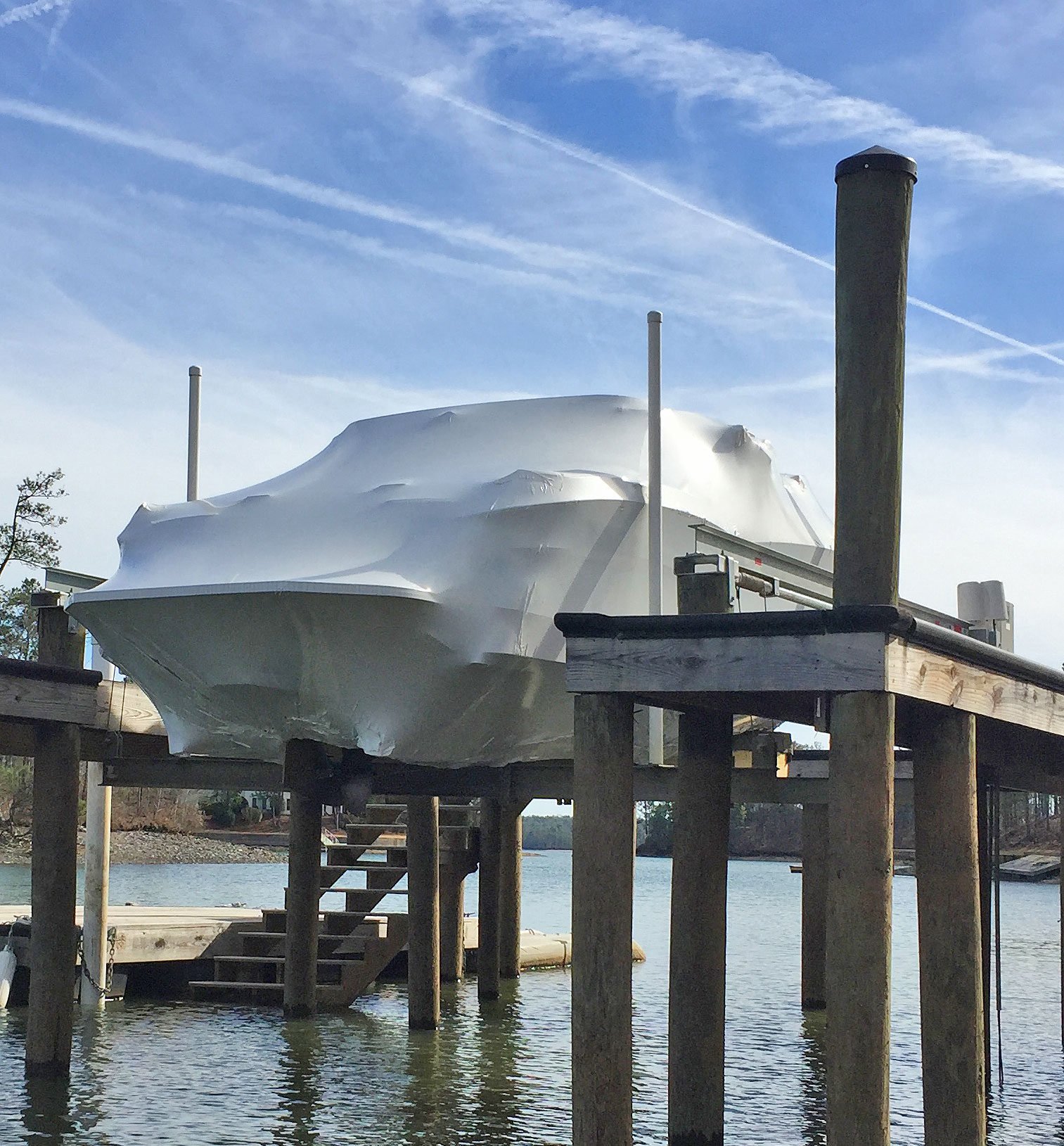 On-Site Boat Shrink Wrapping from LakeScape